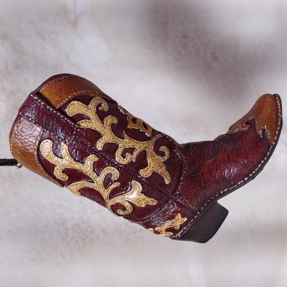 unknown | Holiday | Resin Cowboy Boot Ornament | Poshmark